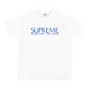 Supreme Nuova York Tee - White