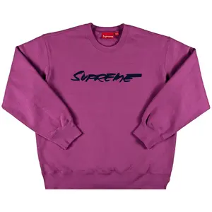 Supreme Futura Logo Crewneck - Purple