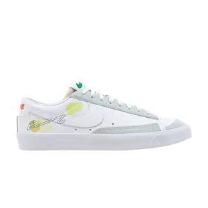 Nike Mayumi Yamase X Blazer Low '77 Flyleather 'earth Day' Sneakers - White
