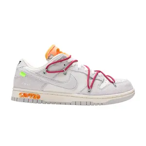 Nike Off- X Dunk Low 'lot 35 Of 50' Sneakers - White