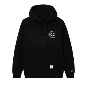 ANTI SOCIAL SOCIAL CLUB X Alpha Essential Hoodie - Black