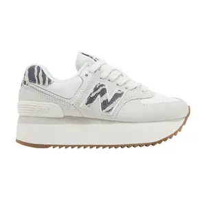 NEW BALANCE 574+ Animal Print Sneakers - Grey