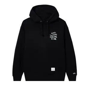 ANTI SOCIAL SOCIAL CLUB X Alpha Essential Hoodie - Black