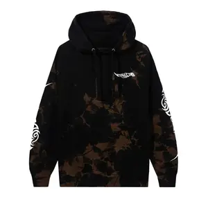 ANTI SOCIAL SOCIAL CLUB I Get Into It Tie Dye Hoodie - Black