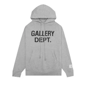 GALLERY DEPT. Center Logo Hoodie - Grey