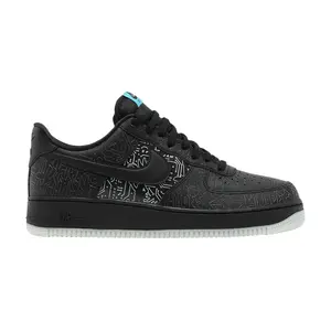 Nike Space Jam X Air Force 1 '07 'computer Chip' Sneakers - Black