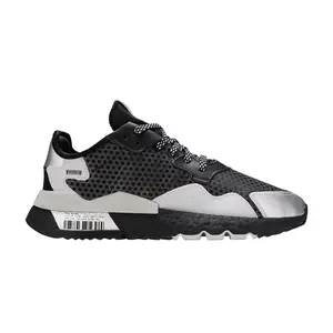 Adidas Nite Jogger Bar Code Graphic Sneakers - Black