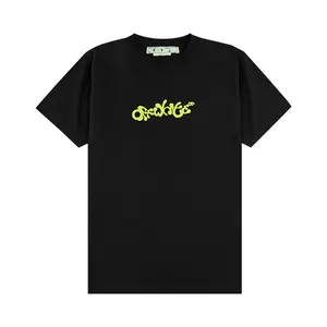 Off-White Opposite Arrow Slim Short-sleeve Tee /lime - Black