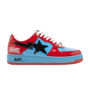 A BATHING APE Marvel X Bapesta 'spider-man' Sneaker - Red