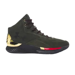 Under Armour Curry 1 Lux Mid Suede Sneakers