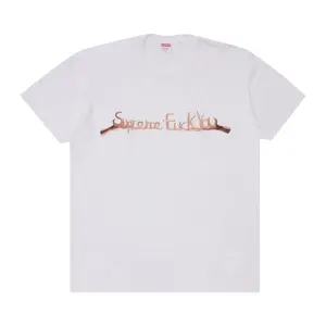 Supreme Fuck You Tee - White