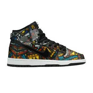 Nike Concepts X Sb Dunk High 'stained Glass' Sneakers
