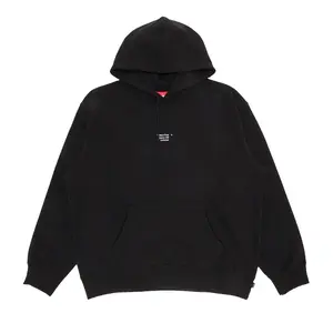 Supreme World Famous Micro Hooded Sweatshirt - Black