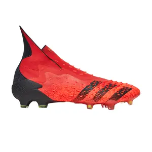 Adidas Predator Freak+ Fg Demonskin Soccer Cleats - Red