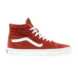 VANS Sk8-hi Suede High-top Sneakers - Red