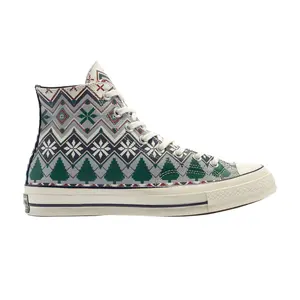CONVERSE Chuck 70 High Holiday Sweater - Grey