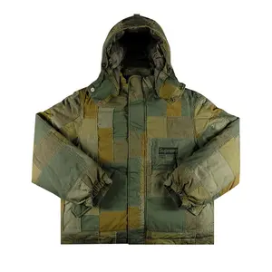 Supreme X Junya Watanabe X Comme Des Garçons Patchwork Puffy Jacket - Green
