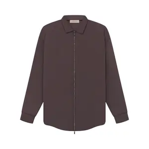 Fear Of God Filled Nylon Shirt Jacket 'plum - Brown