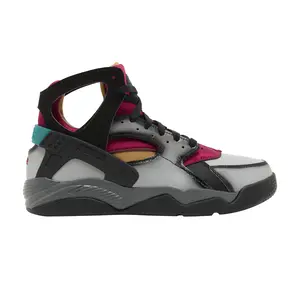 Nike Air Flight Huarache 'airbrush Bordeaux - Grey
