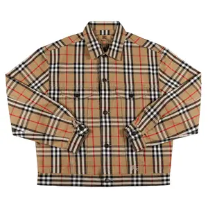 Supreme X Burberry Denim Trucker Jacket - Tan