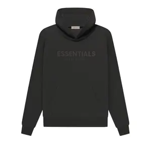 Fear Of God Waffle Raglan Hoodie - Black
