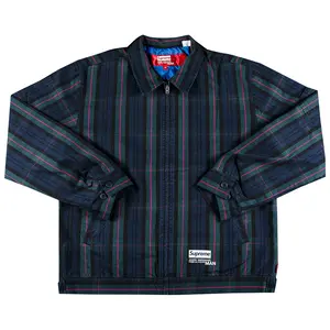 Supreme X Junya Watanabe Printed Work Jacket - Blue