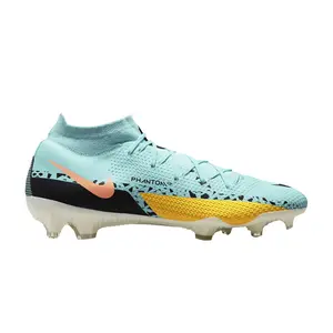 Nike Phantom Gt2 Pro Df Fg 'glacier Ice Yellow Strike - Blue