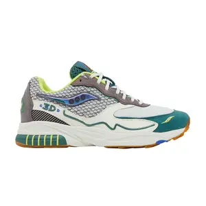 Saucony Bodega X 3d Grid Hurricane Sneakers - Cream