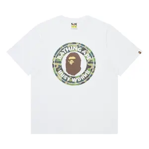 A BATHING APE 1st Camo Busy Works Tee - White