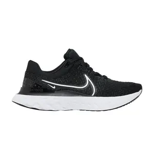 Nike React Infinity Run Flyknit 3 Sneakers - Black