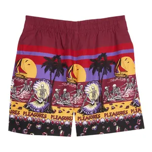 PLEASURES Beach Short - Red