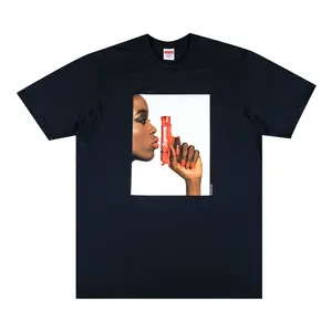 Supreme Water Pistol Tee 'navy - Blue