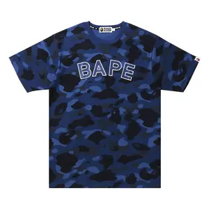 A BATHING APE Color Camo Tee 'navy - Blue
