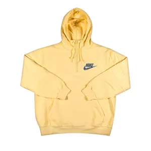 Supreme X Nike Half Zip Hooded Sweatshirt - Yellow