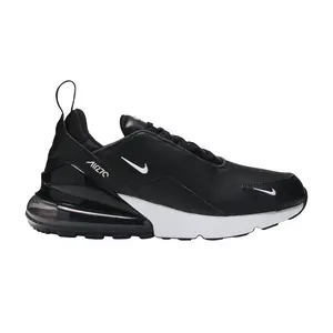 Nike Max 270 Premium Leather Sneakers - Black