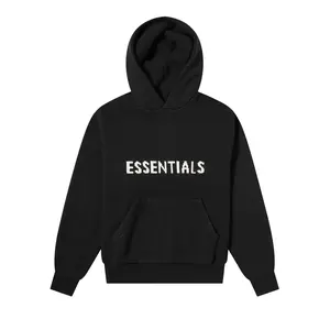 Men's Essentials Black Hoodie Sweatshirts Hoodies