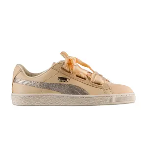 PUMA Basket Heart Up Natural Vachetta Sneakers