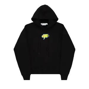 Off-White Degrade Thunger Skate Hoodie - Black