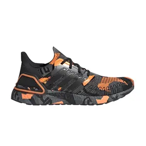 Orange Black Shoes For Men