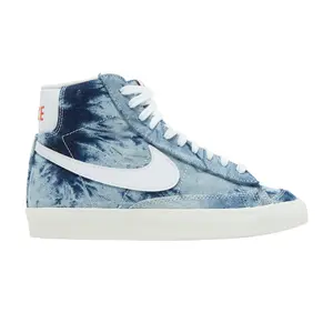 Nike Blazer Mid '77 'washed Denim' Sneakers - Blue