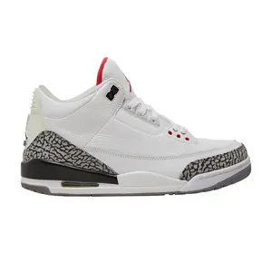 JORDAN 3 Retro Cement - White