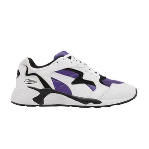 Men's Puma White Purple Sneakers