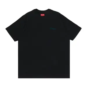 Supreme Washed Capital Short-sleeve Top - Black