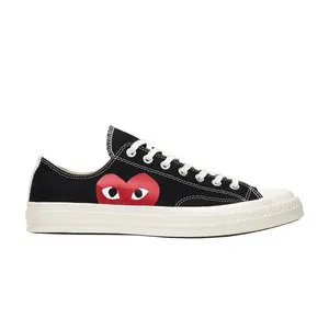 CONVERSE Comme Des Garçons Play X Chuck 70 Low Sneakers - Black