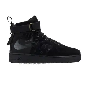 Nike Sf Air Force 1 Mid ‘big Logo’ Sneakers - Black