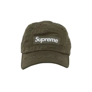 Supreme Lasered Twill Camp Cap - Green