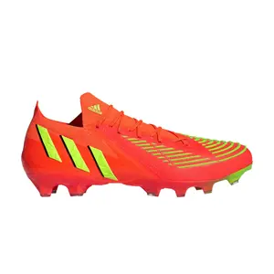 Adidas Predator Edge.1 Low Ag Soccer Cleats - Red