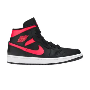 JORDAN 1 Mid 'siren Red - Black