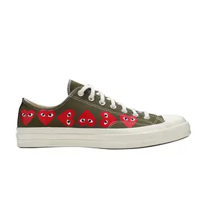 CONVERSE Comme Des Garçons Play X Chuck 70 Low Top Sneakers - Green