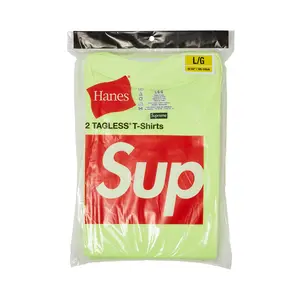 Supreme X Hanes Tagless Tees 'fluorescent - Yellow